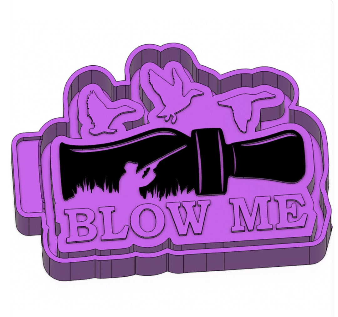 Blow Me Duck Hunting Silicone Car Freshie Mold, Silicone Molds, Car ...