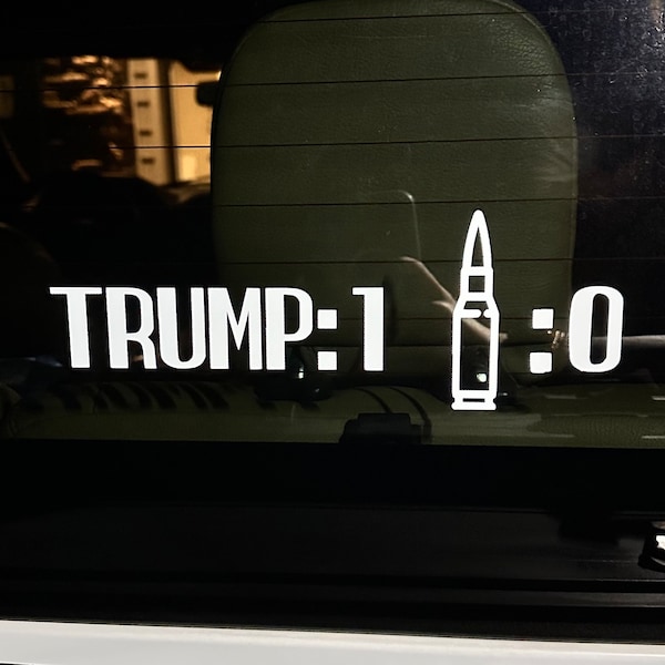 Trump Bullet Decal - Etsy