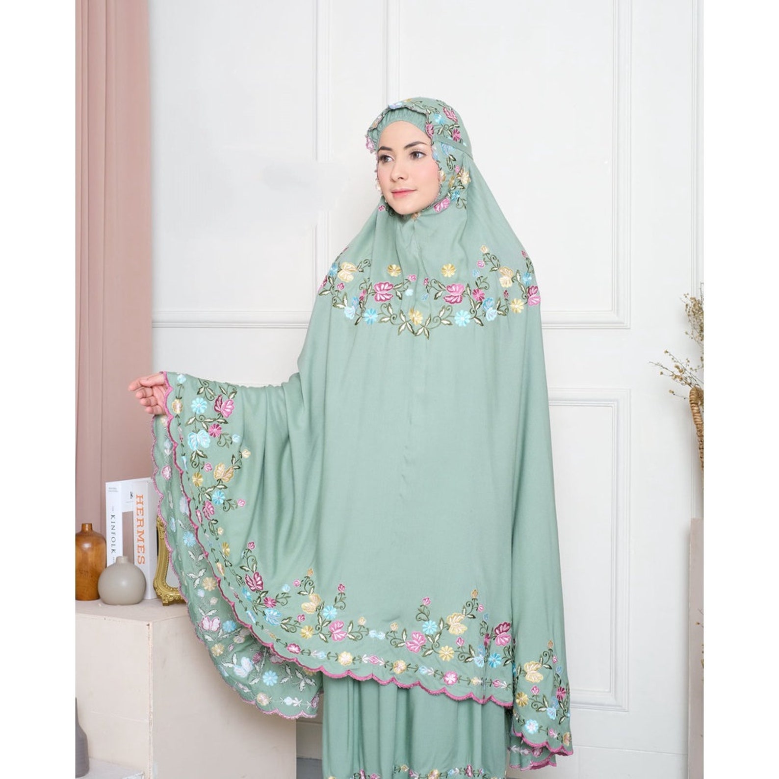 Islamic Prayer Clothes With Beautiful Rayon Embroidery for - Etsy