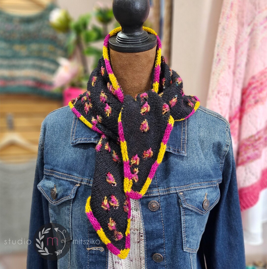 Big Top Bandana - Floral AP Knitting Pattern PDF - Etsy