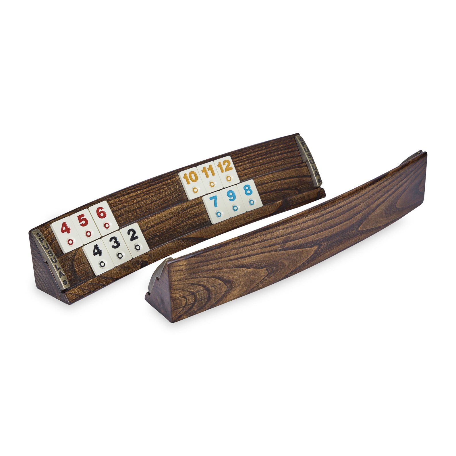 Handmade Wooden Rummikub Game Set: Oval Moire Wood Texture - Etsy