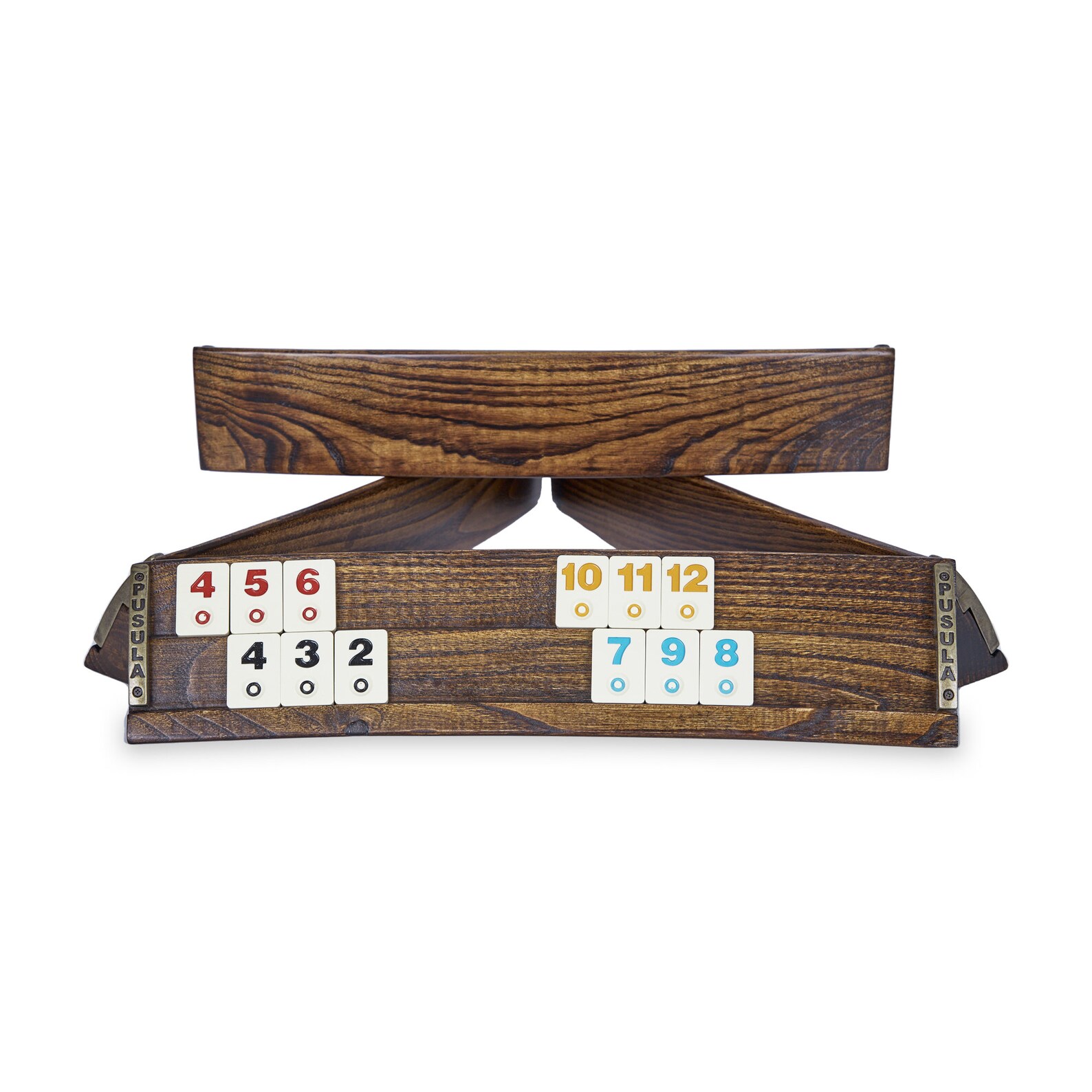 Handmade Wooden Rummikub Game Set: Oval Moire Wood Texture - Etsy