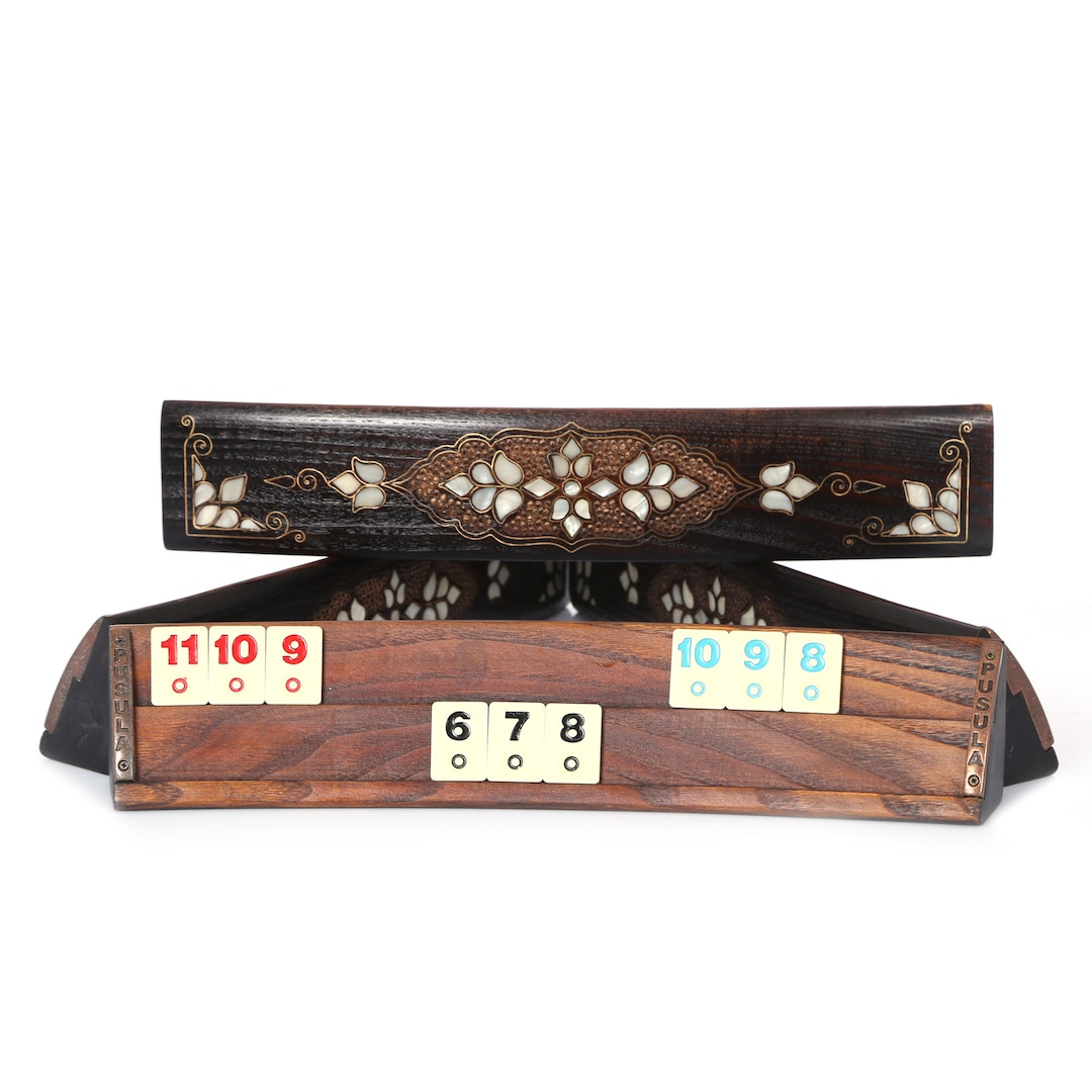 Handmade Rummy Game Set - Exclusive Rummicube Board Game Set - Special ...