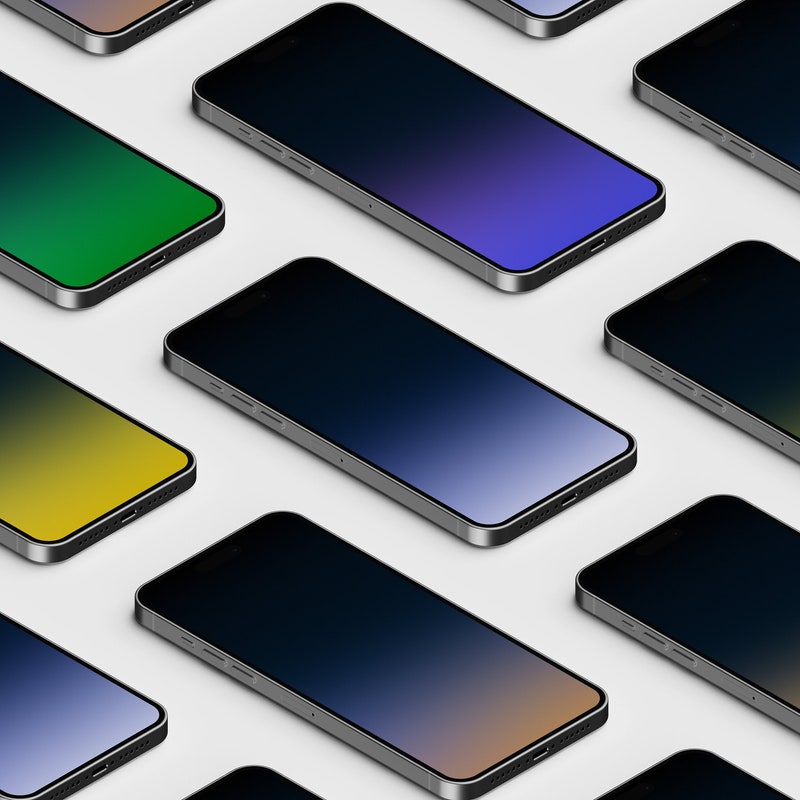 iPhone Wallpapers Gradient - Etsy UK
