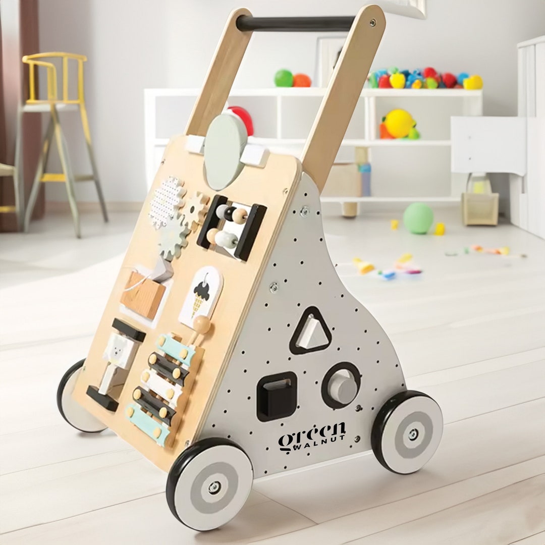 Greenwalnut Baby Walker, Activity Centre, Activity Cart, Wooden Baby ...