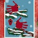 Snowy Cardinal Handprint Art Craft PRINTABLE Christmas - Etsy