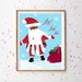 Santa 's Beard Handprint Art Craft, PRINTABLE Christmas Decor, Kids Art ...