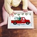 Christmas Tree Truck Handprint Art Craft, PRINTABLE Christmas Decor ...