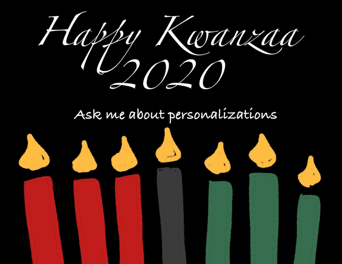 Kwanzaa Childrens Handprint Craft - Etsy