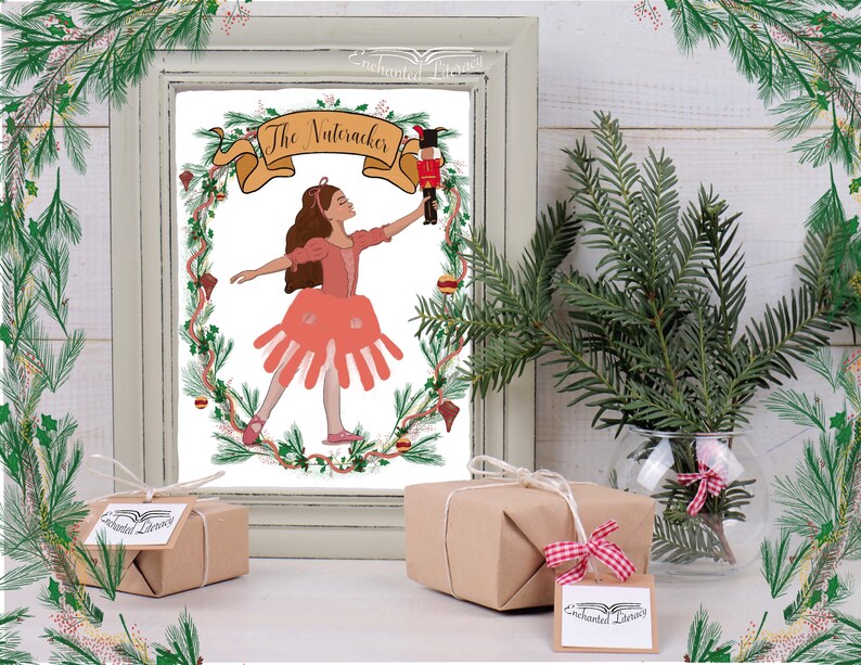 Nutcracker Kids Art Print Craft Keepsake PRINTABLE Christmas Decor ...