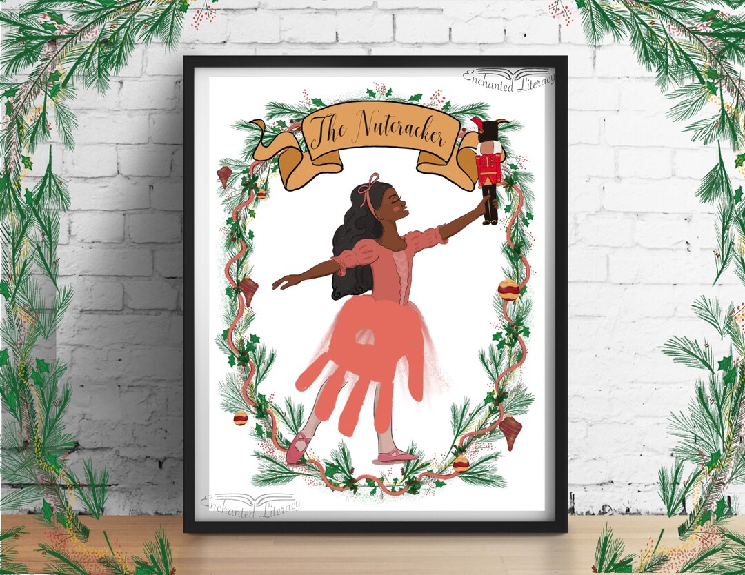 Nutcracker Kids Art Print Craft Keepsake PRINTABLE Christmas Decor ...