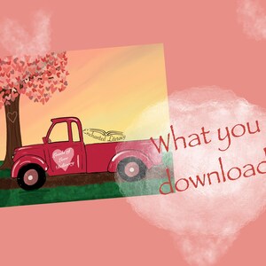 Valentine Truck, Handprint Craft, Loads of Love Activity, Kids Keepsake ...