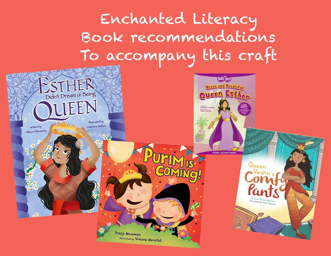 Brave Like Queen Esther Purim Kids Craft Keepsake - Etsy