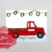 Christmas Tree Truck Handprint Art Craft, PRINTABLE Christmas Decor ...
