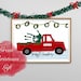 Christmas Tree Truck Handprint Art Craft, PRINTABLE Christmas Decor ...