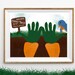 Carrot Patch Children Handprint Craft Spring Easter Garden Keepsake - Etsy