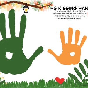 Kissing Hand Raccoon Handprint Craft - Etsy