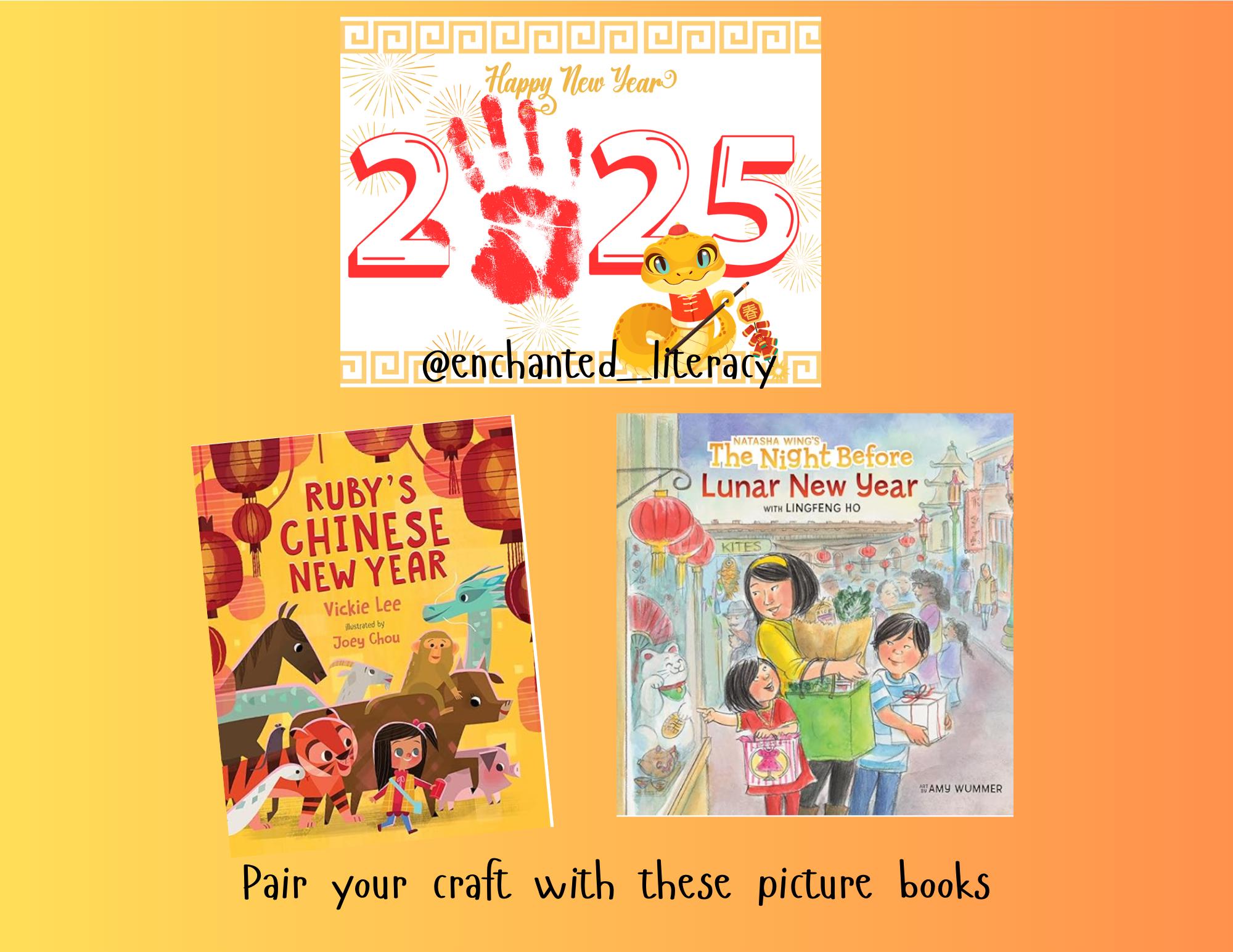 Chinese New Year of the Snake 2025 Handprint Childrens Craft Activity ...