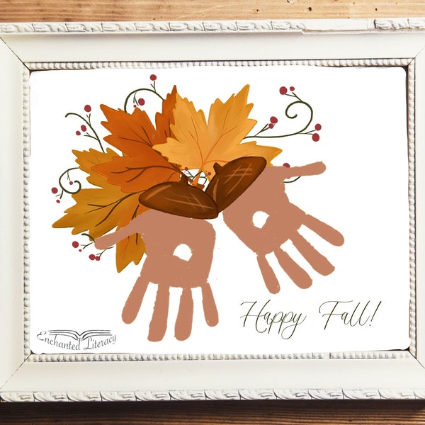 Acorn Handprint - Etsy