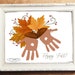 Autumn Acorn Handprint Kids Craft - Etsy