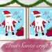 Santa 's Beard Handprint Art Craft, PRINTABLE Christmas Decor, Kids Art ...