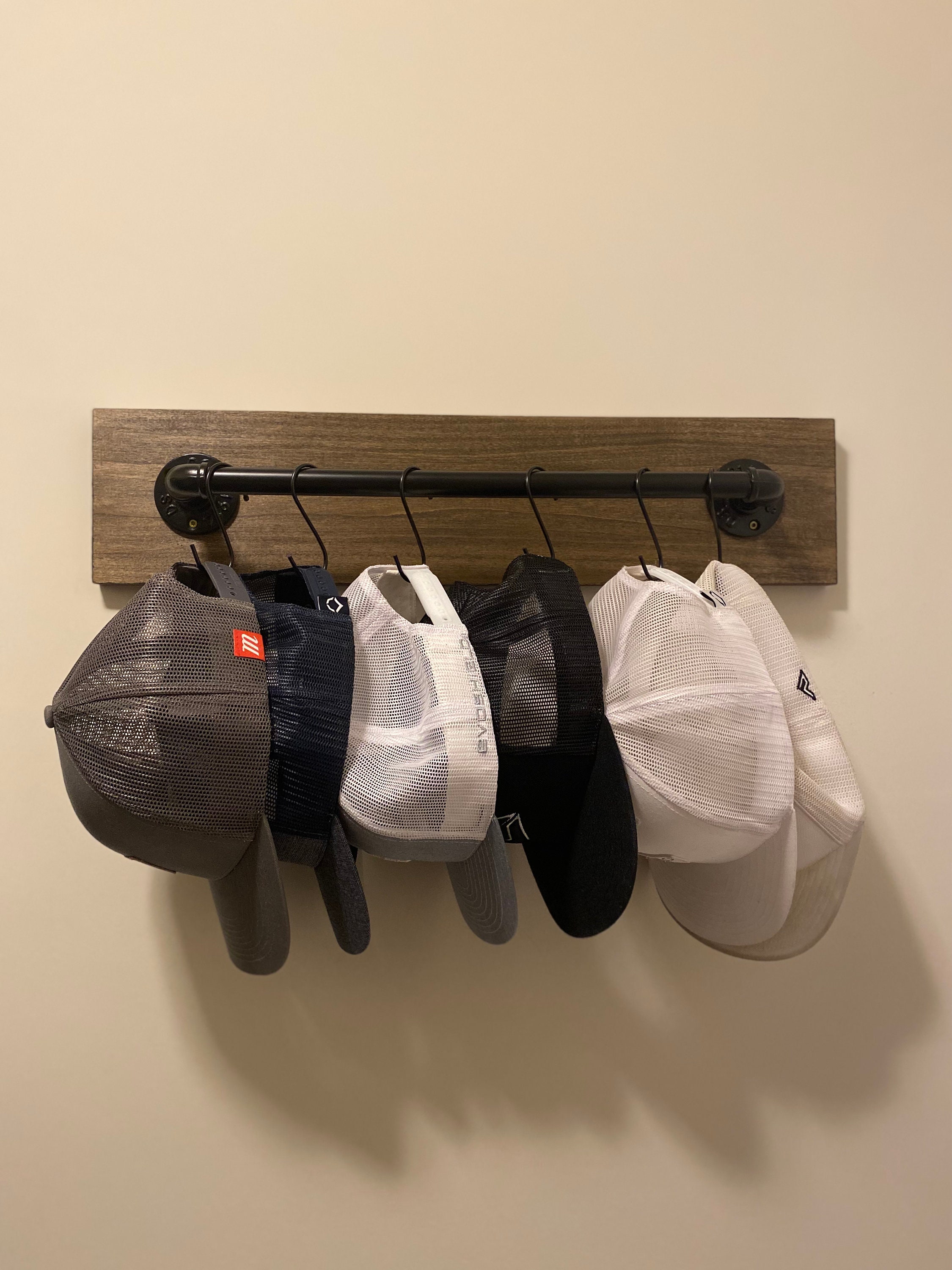 Hat Rack for Men, Hat Organizer for Closet, Gifts for Men, Gifts for ...