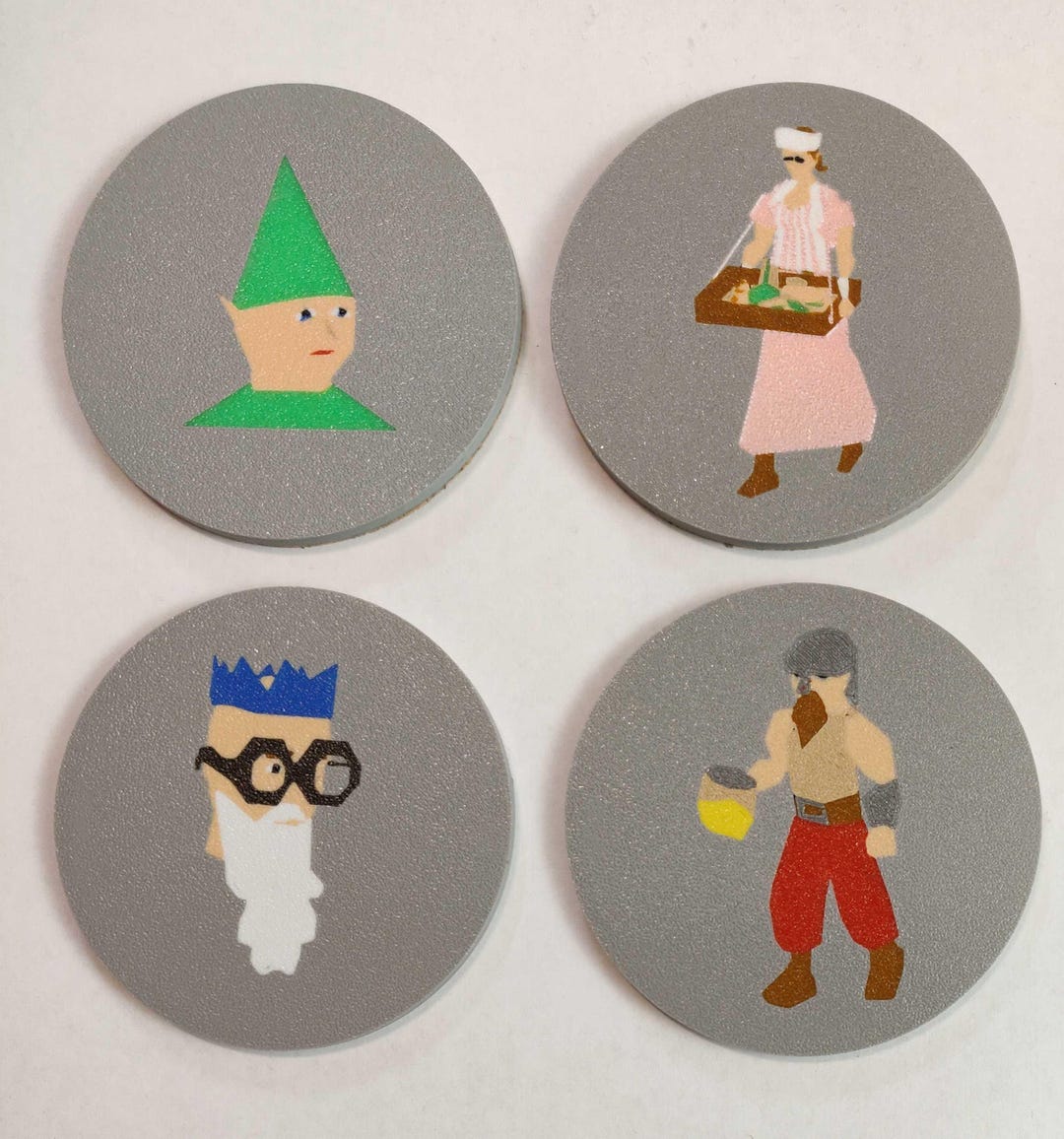 OSRS NPC Drink Coasters (set of 4) - Runescape Game Themed - Etsy