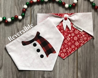 Collection of Vintage Boho Christmas Themed Reversible Snap on or Slip ...