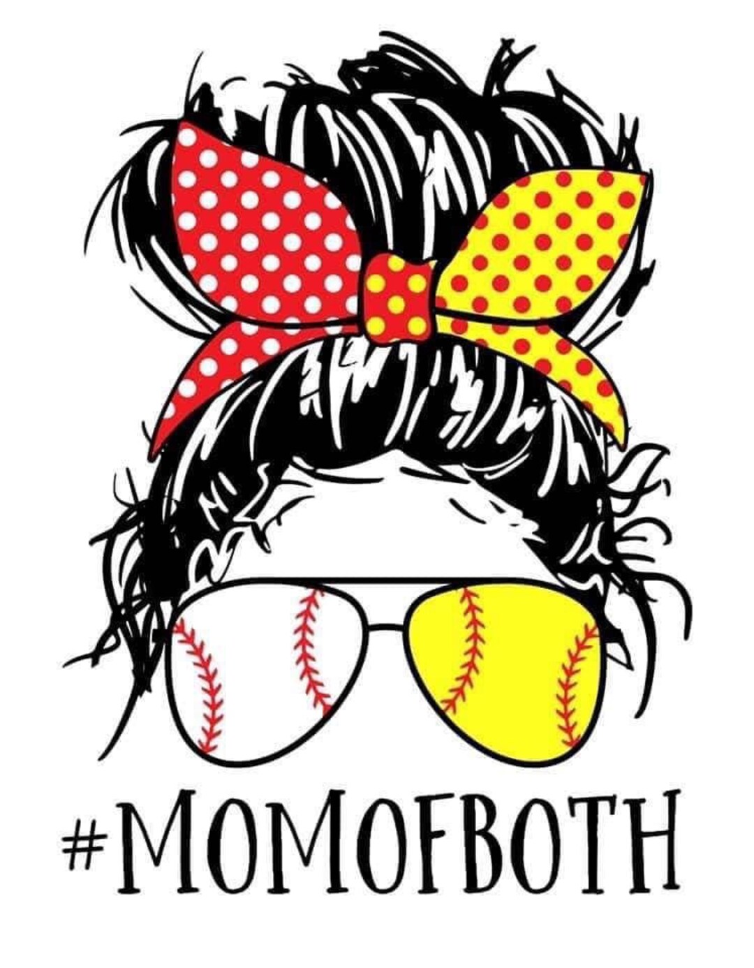 Mom of Both SVG - Etsy