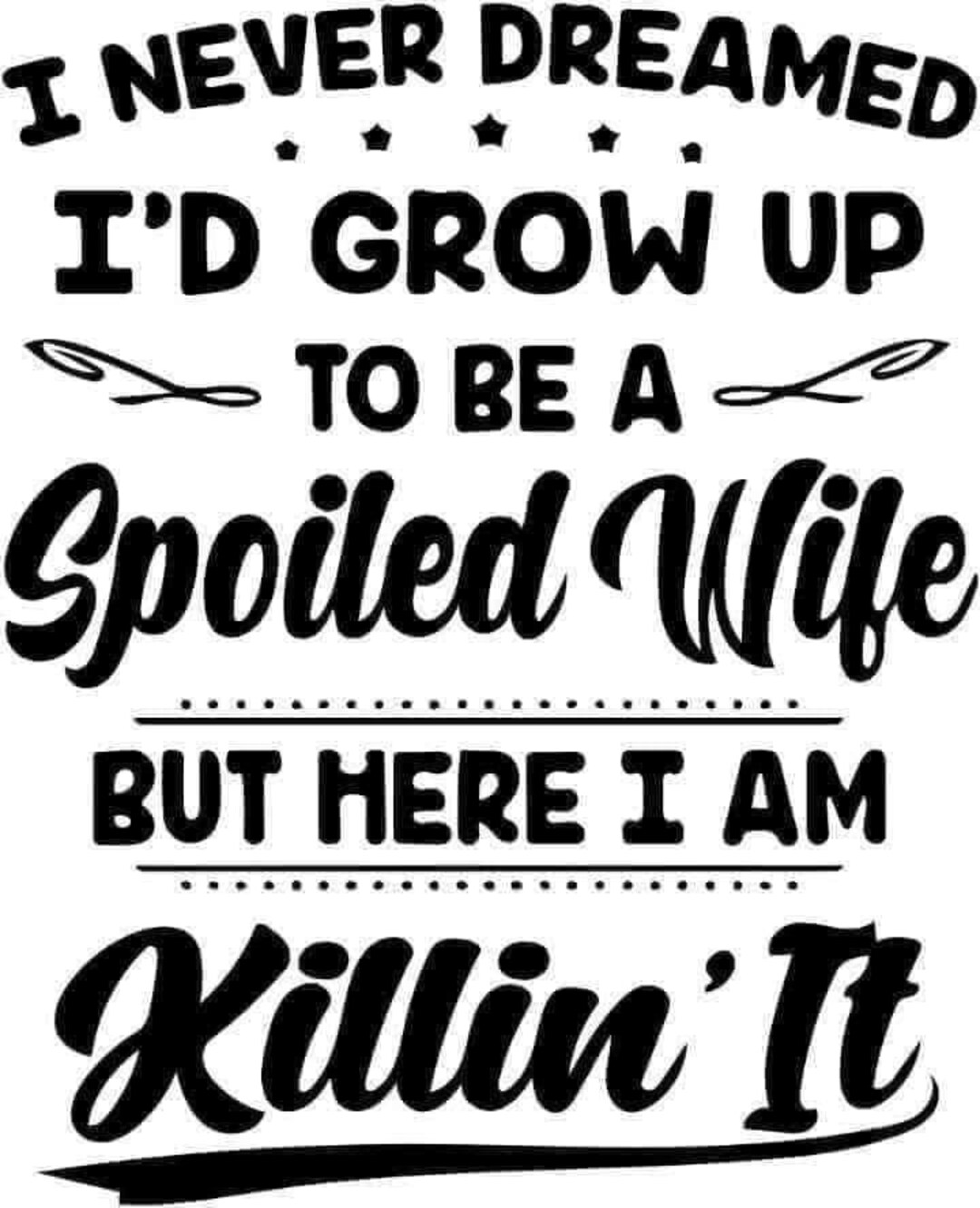 Spoiled Wife SVG - Etsy Canada