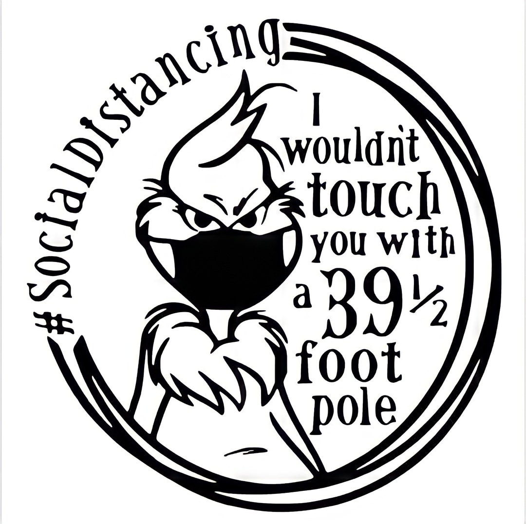 Social Distance SVG - Etsy