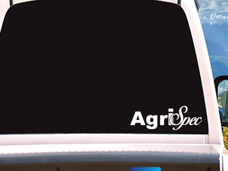 Agri Spec Sticker. Funny Car/tractor Farm Agri Spec Matt Vinyl Decal ...