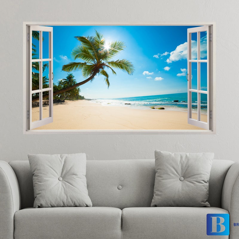 3d Window Wall Decal - Etsy