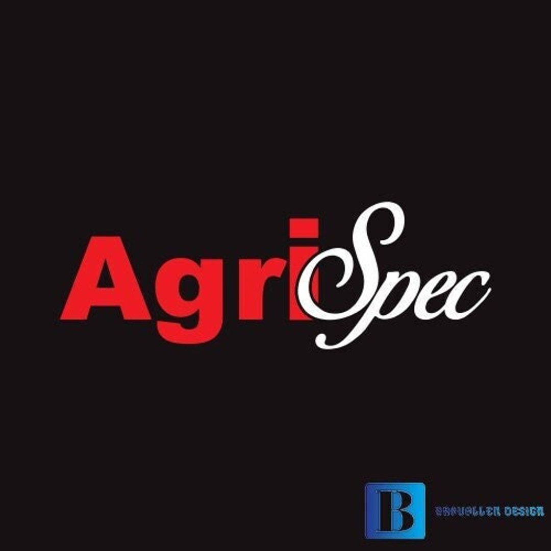 Agri Spec Sticker 2 Toned. Funny Car/tractor Farm Agri Spec Matt Vinyl ...