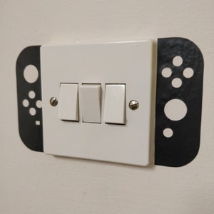 GAMING LIGHT SWITCH Controller - Kids Bedroom Vinyl Wall Decal Sticker ...