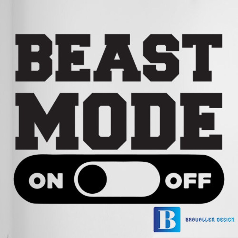 Beast Mode Decal - Etsy