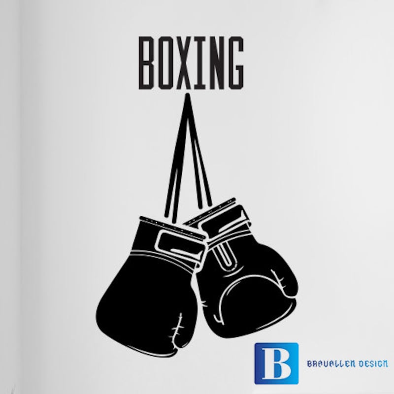 Boxing Gloves Decal - Etsy