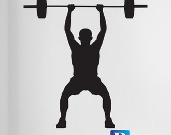 Barbell Decals - Etsy UK