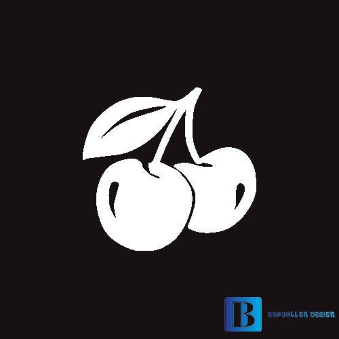 Cherry Vinyl Decal Stickers, Pack of 2. Used for Wall Stickers, Laptop ...
