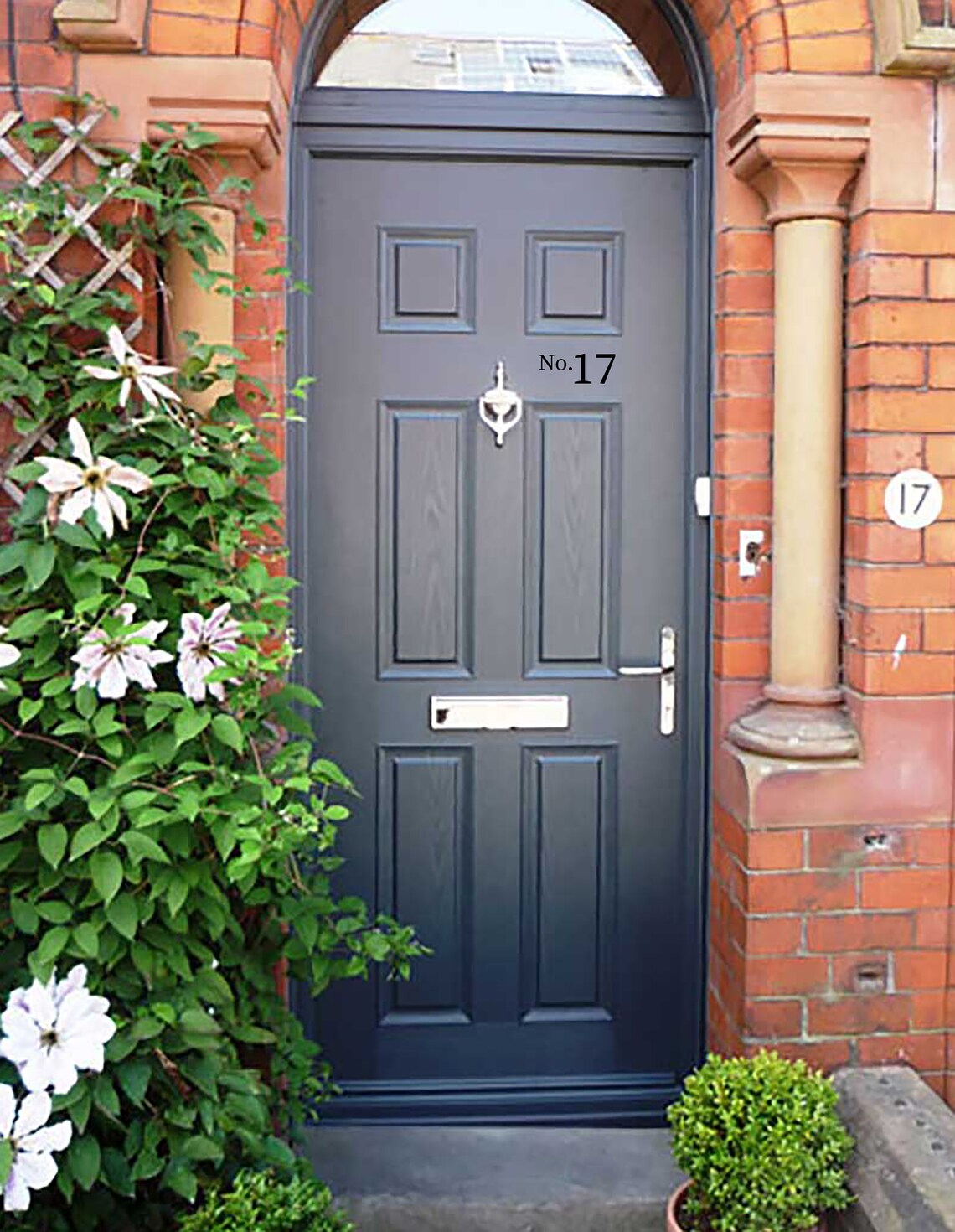 HOUSE NUMBER Front Door Post Box Letter Box Home Décor Matt - Etsy