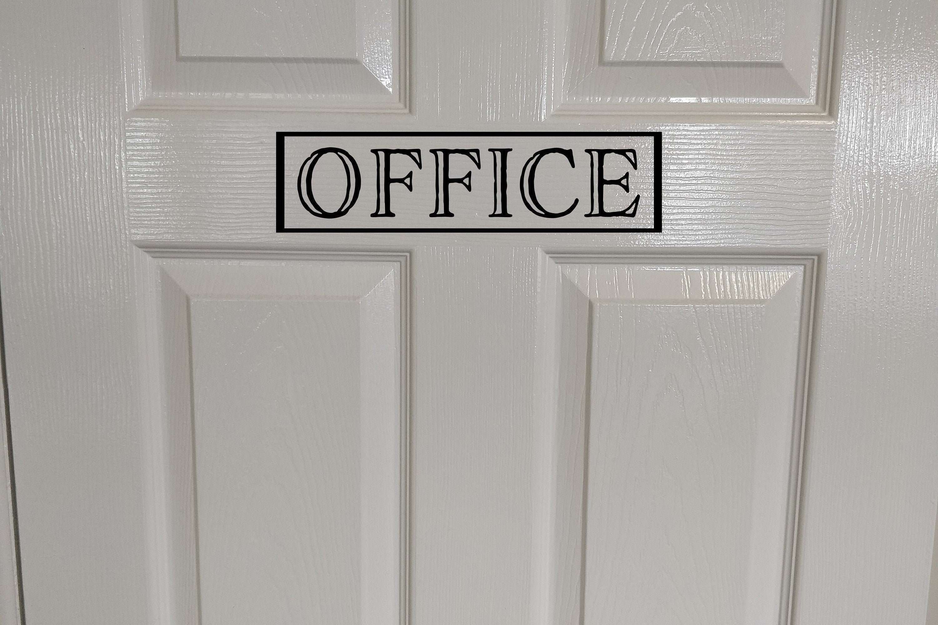 Office Door Decal Matt Vinyl Decal Sticker for Office Room - Etsy UK