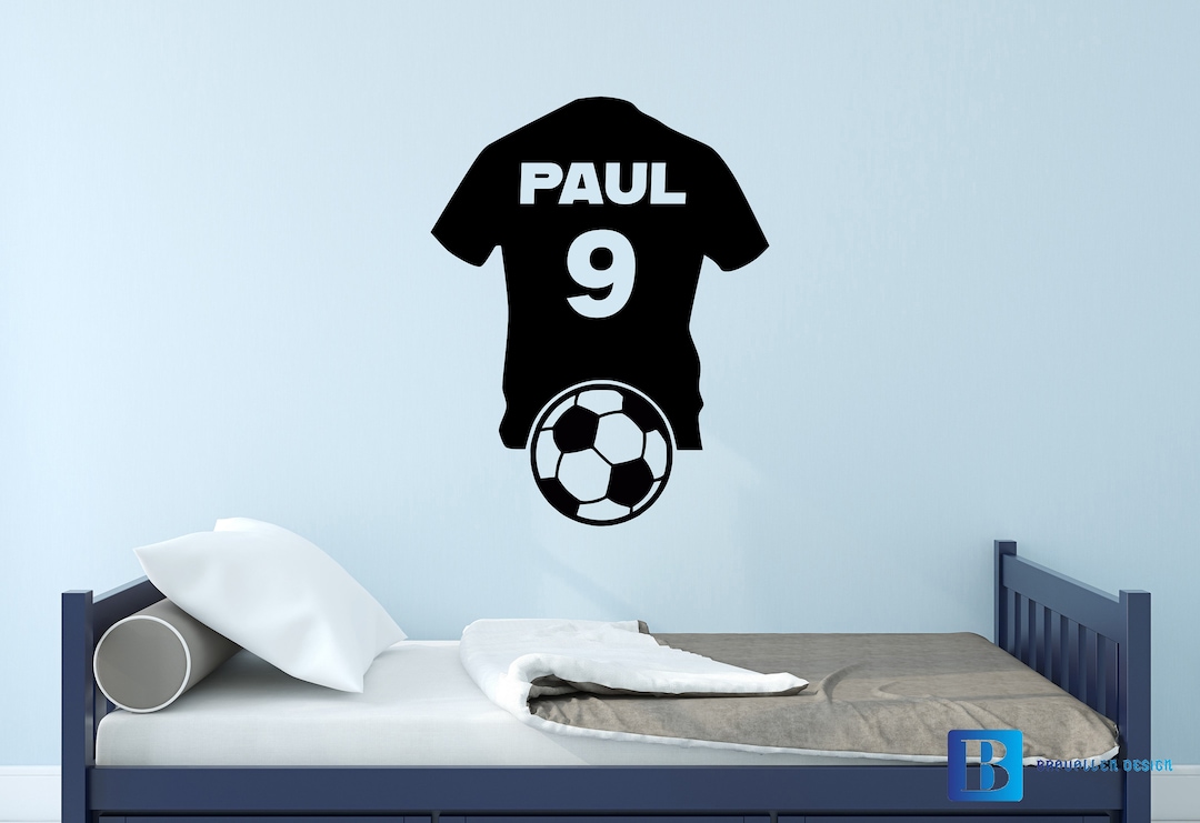 PERSONALISED Football Shirt, Soccer Shirt, Name and Number, Sports ...