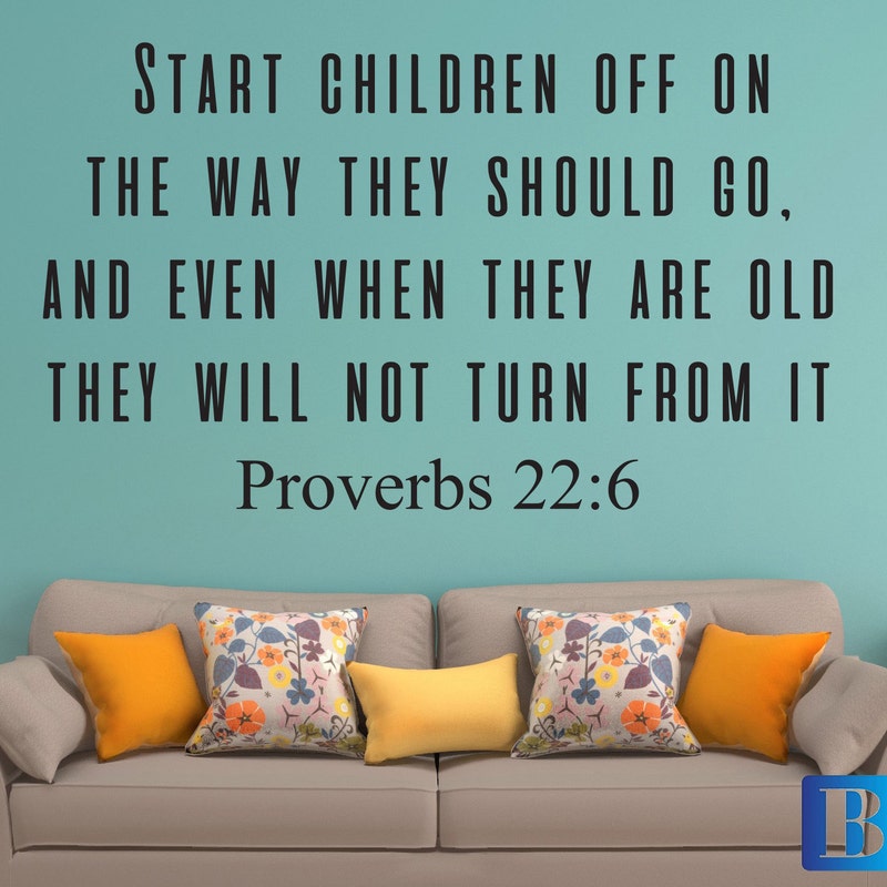 Proverbs 22 6 - Etsy UK