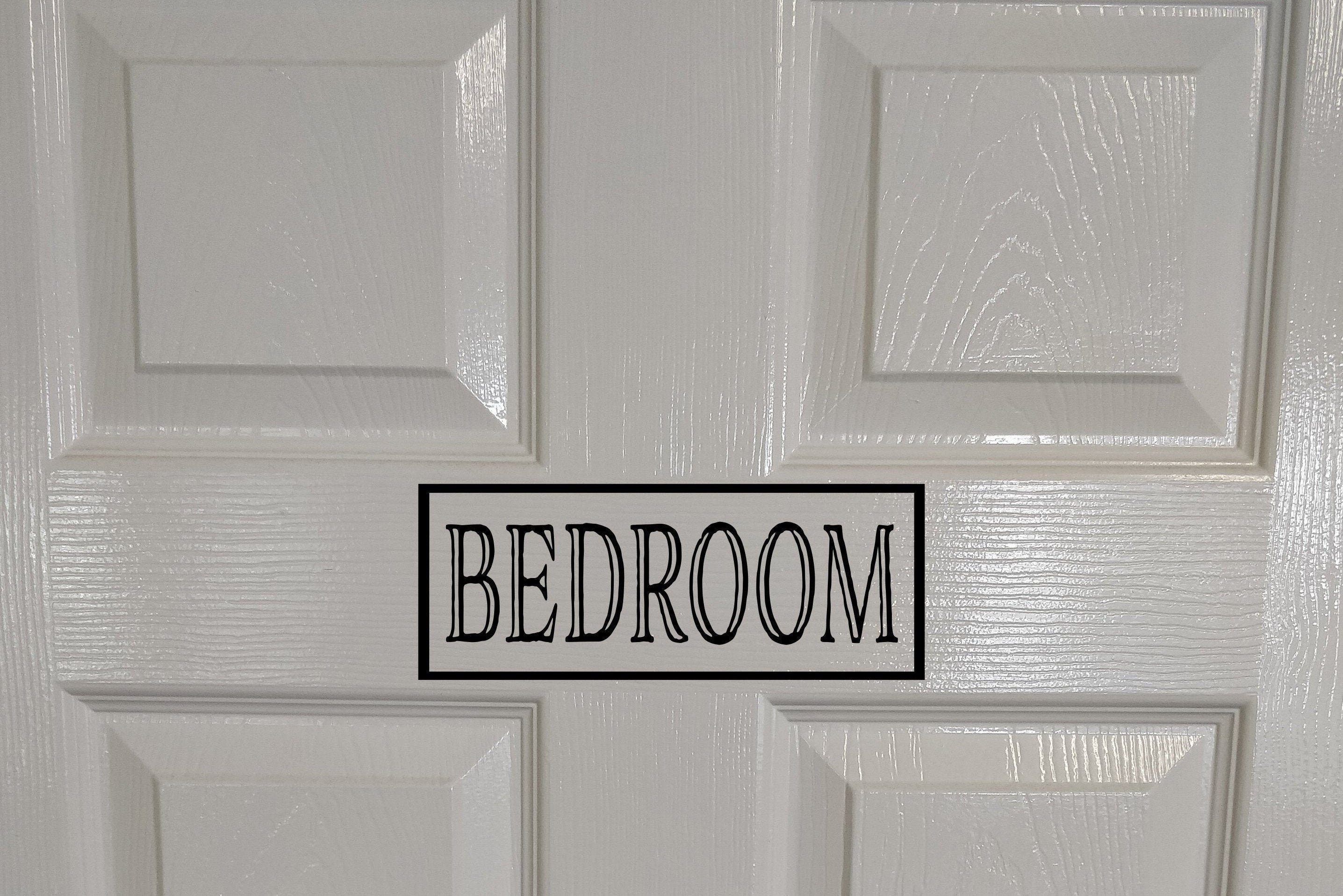 Bedroom Door Decal Matt Vinyl Decal Sticker for Bedroom Door - Etsy Ireland
