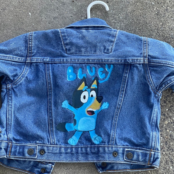 Bluey Jean Jacket - Etsy Singapore