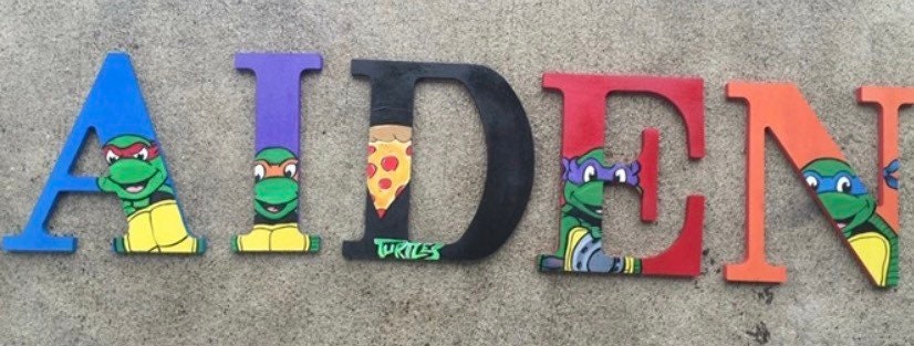 Teenage Mutant Ninja Turtles Letters