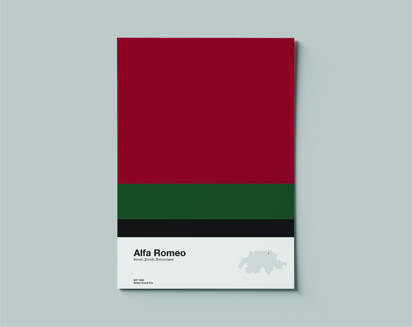 Formula 1 Alfa Romeo Downloadable Team Poster | F1 Grand Prix ...
