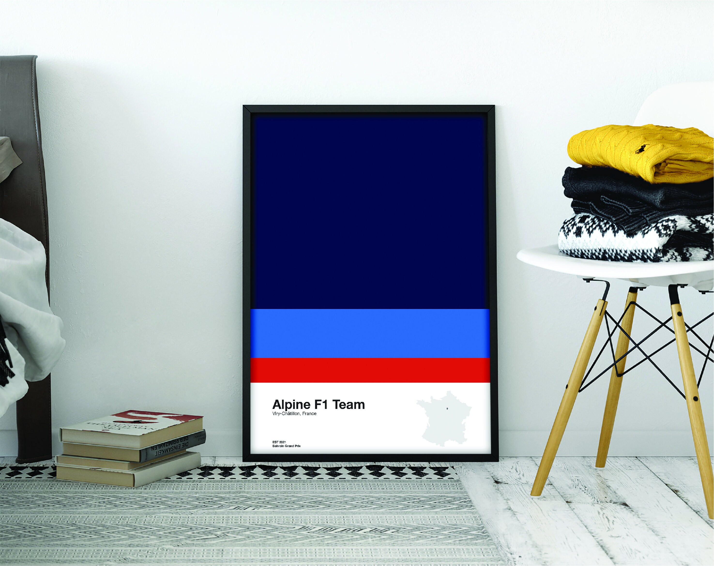 Formula 1 Alpine Digital Team Poster | F1 Grand Prix | Headquarters ...