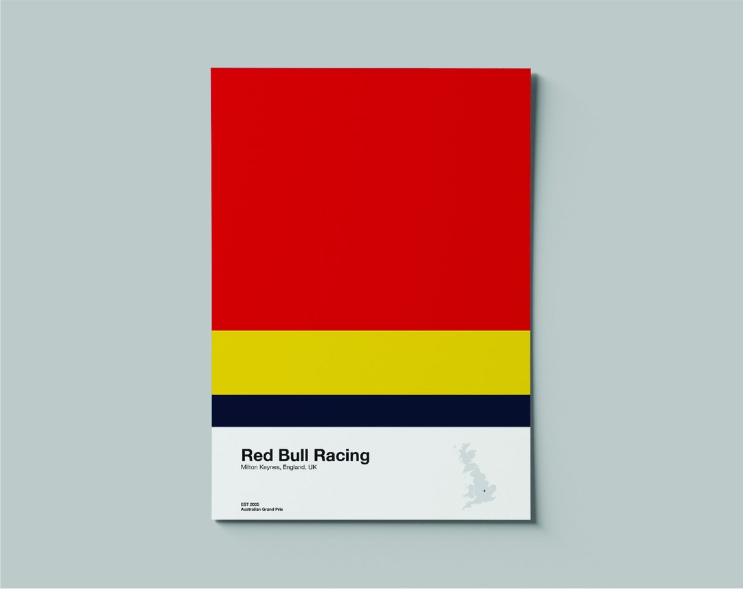 Formula 1 Red Bull Downloadable Team Poster | F1 Grand Prix ...