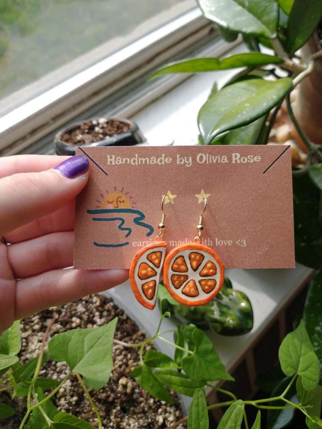 Oranges Slices and Halves Made of Clay Handmade - Etsy Ireland